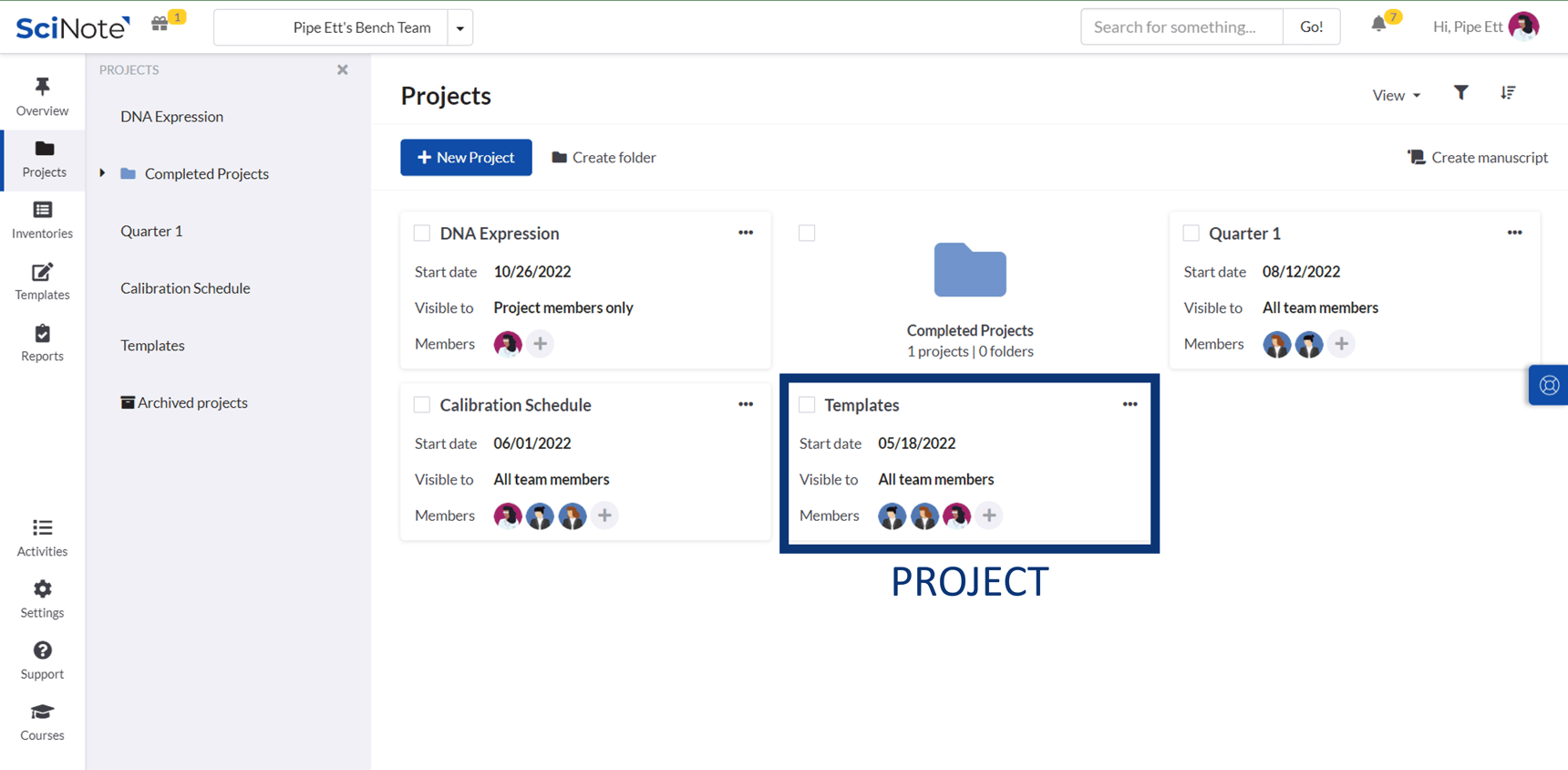 What is SciNote’s Structure?
